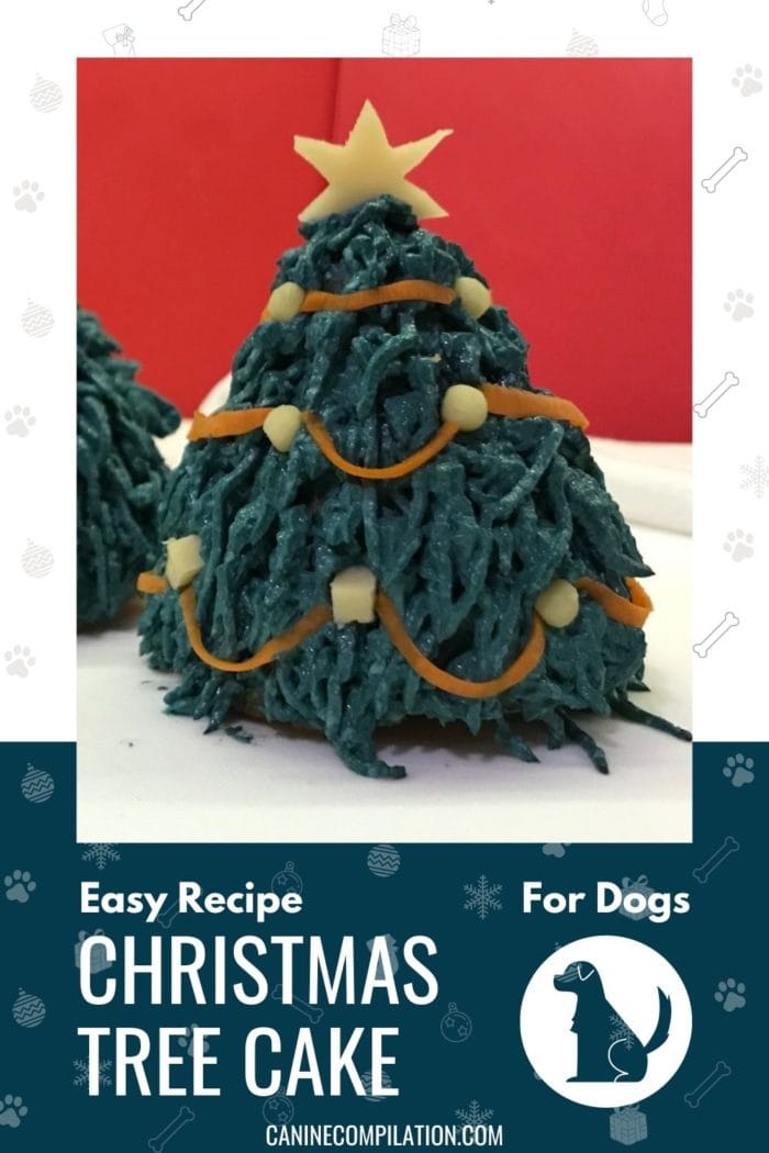 Easy Recipe For A Fantastic, Christmas Tree Cake For Dogs - Canine ...