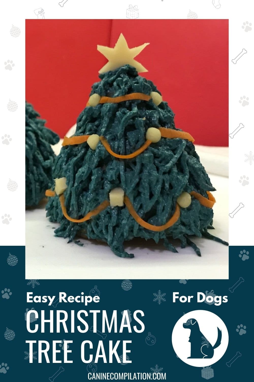 Easy Recipe For A Fantastic, Christmas Tree Cake For Dogs - Canine ...
